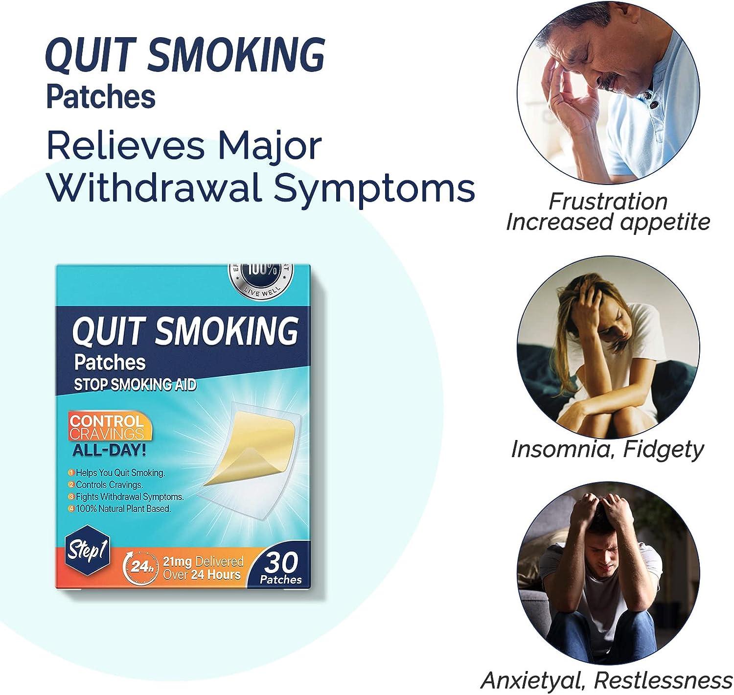 21mg Quit Smoking Step 1 Patches - Easy & Effective Aid to Stop Smoking ...