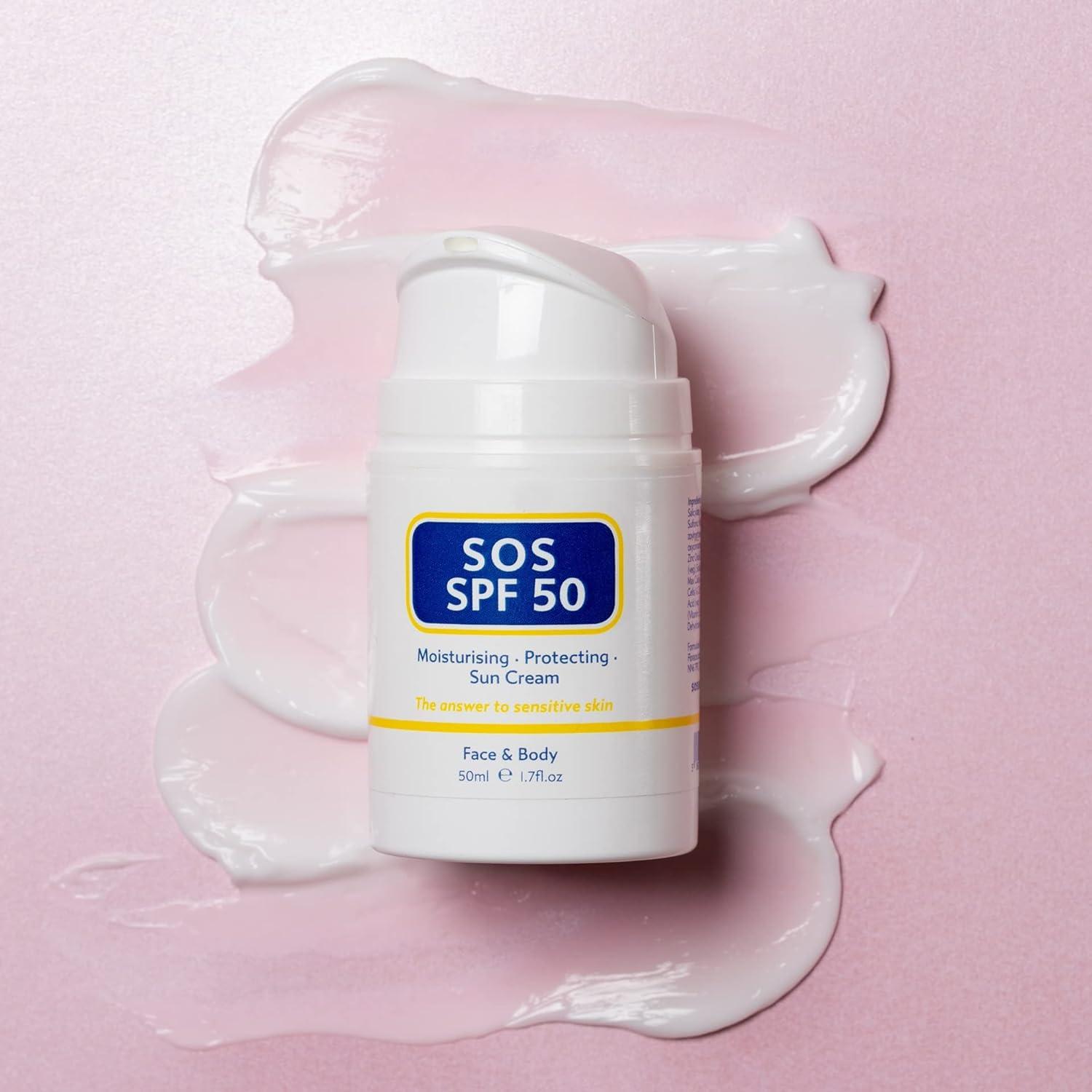 SOS SPF 50 Sun Cream 50ml - Ultimate Sun Protection for Your Skin | Buy ...