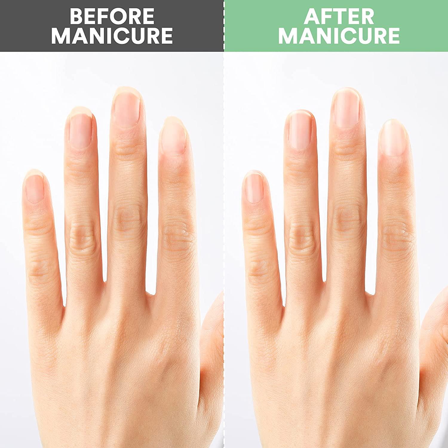 Nail Buffer Before After