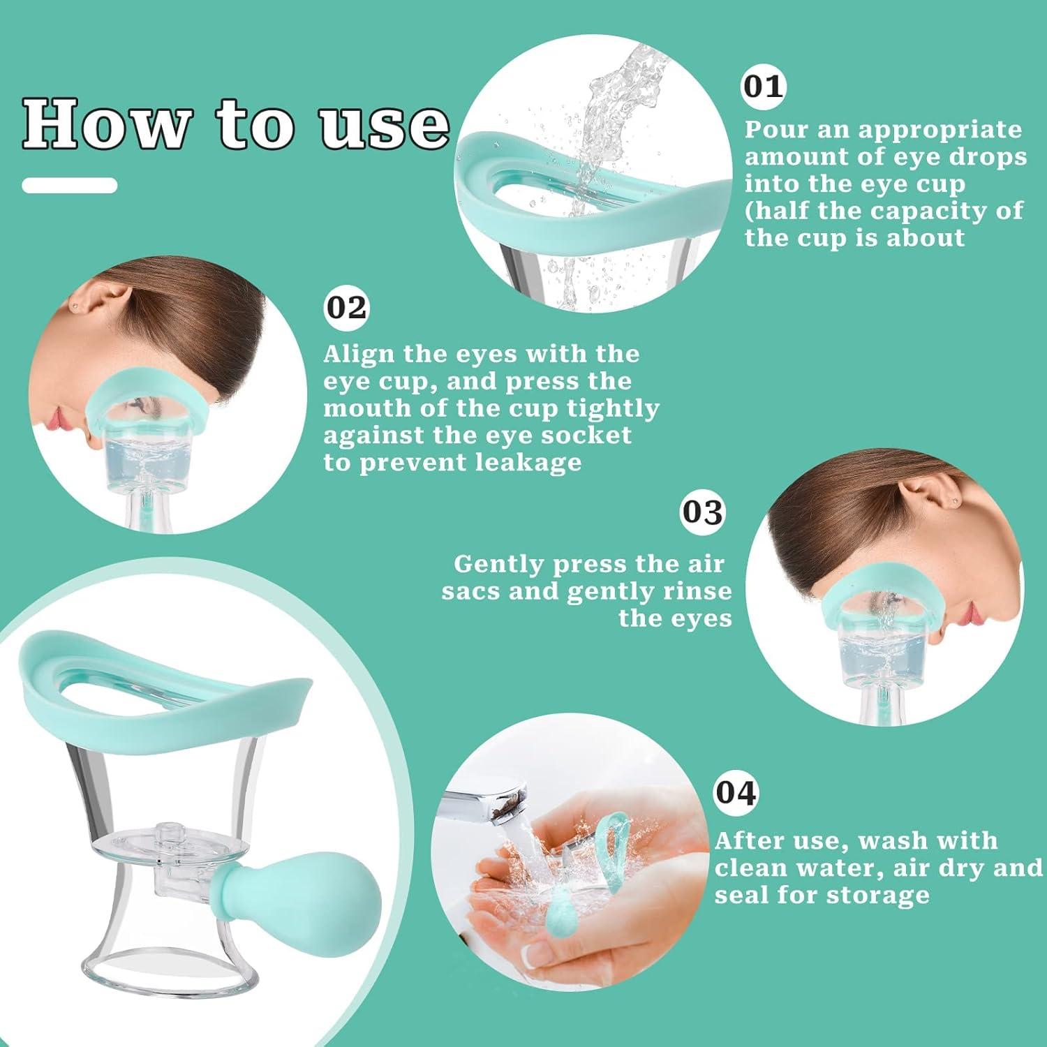 Portable Eye Wash Cup Kit - Effective Eye Cleaning Tool for Dust ...