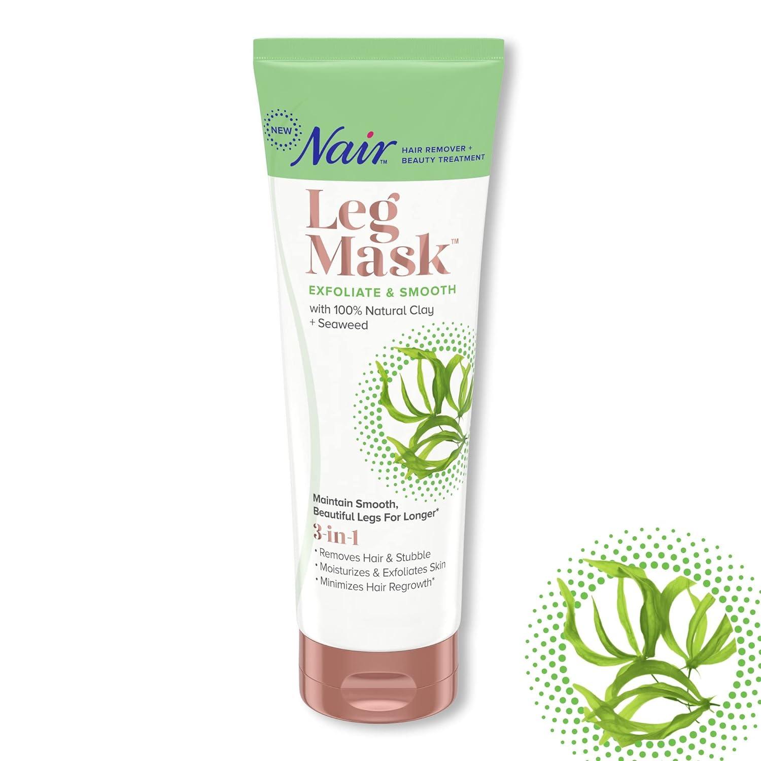 Nair Leg Mask Clay Exfoliate & Smooth 8oz Tube (Pack of 2) - Skin Care ...