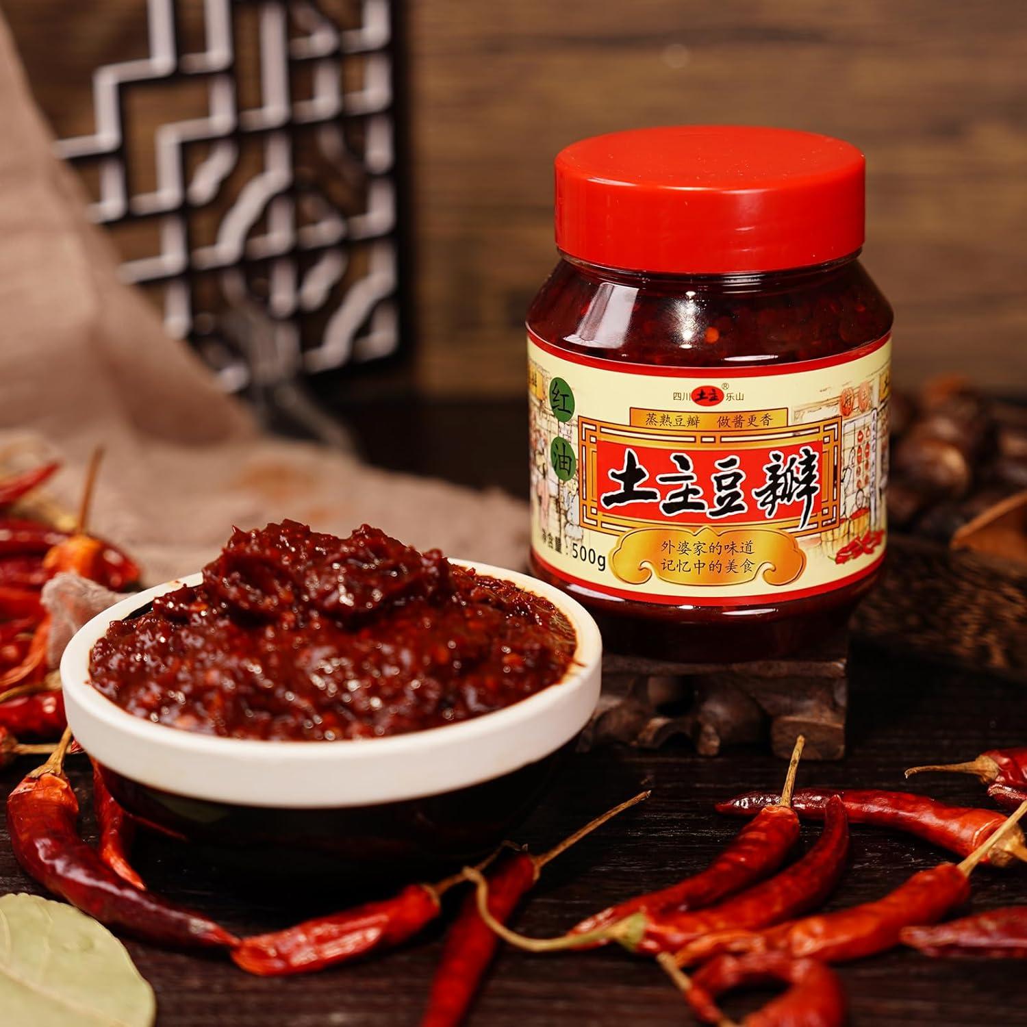 Premium Pixian Broad Bean Paste with Chilli Oil Chinese Doubanjiang ...