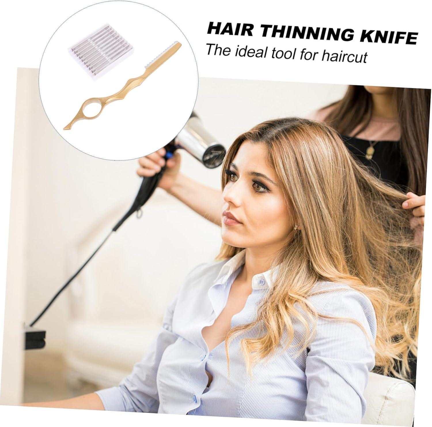 Buy Minkissy Thinning Hair Razor Set | Rustproof Steel Hair Styling ...