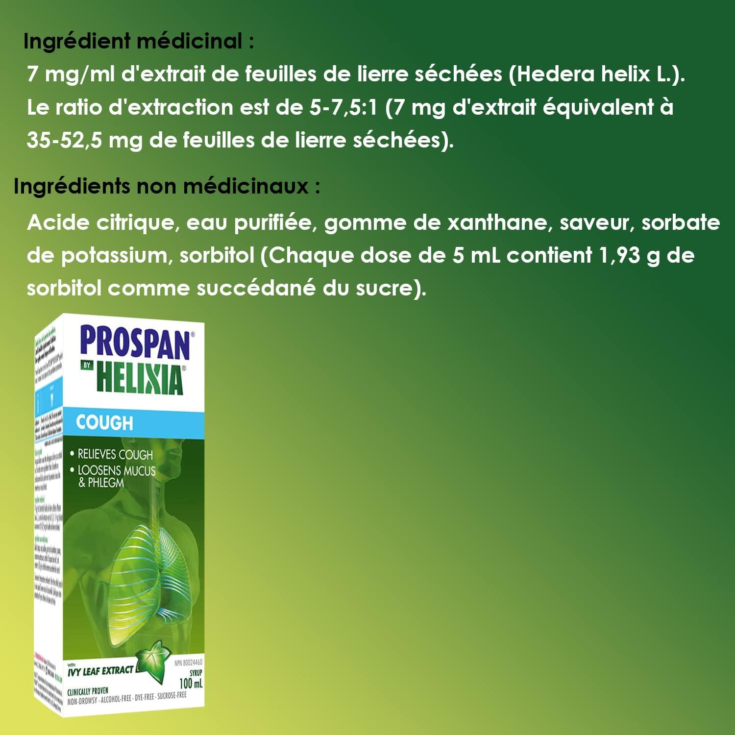 Prospan 100mL Helixia Ivy Leaf Extract - Relieves Cough, Loosens Mucus ...