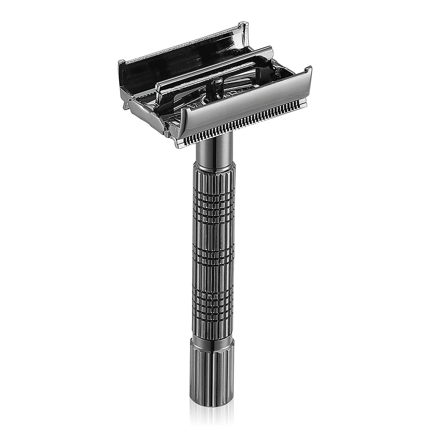 Vikings Blade Chieftain Jr Double Edge Safety Razor Butterfly Twist