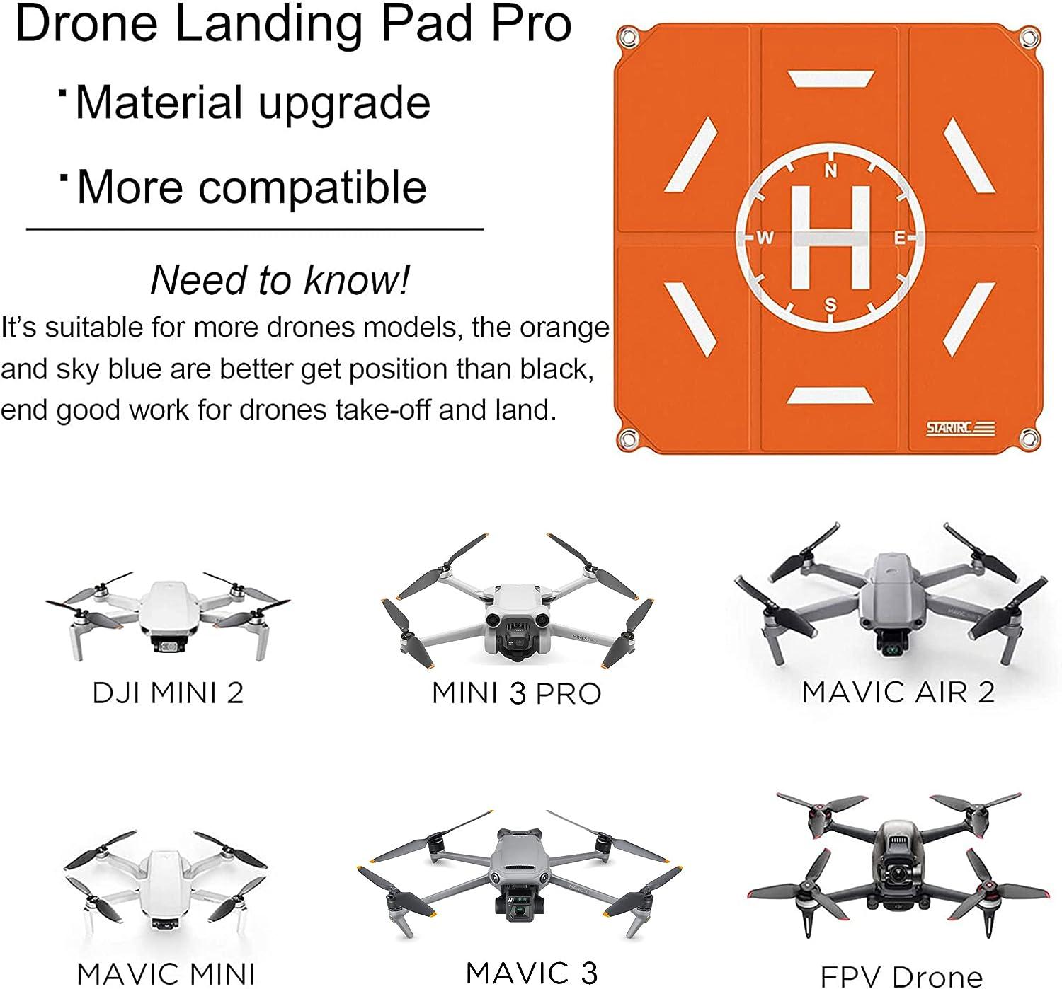 STARTRC 20-inch Drone Landing Pad Pro - Universal Waterproof Helipad ...