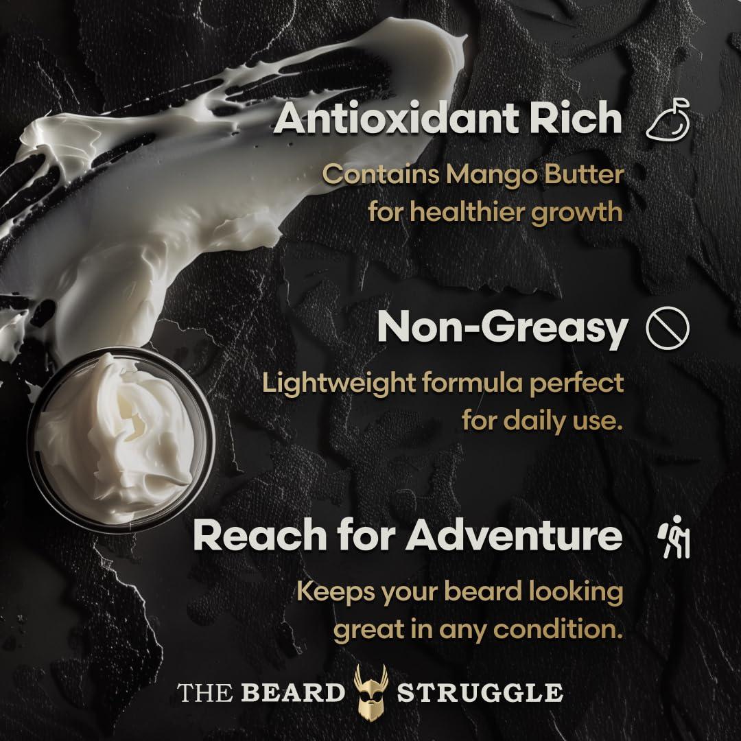 Beard Cream for Men - Itch Relief & Moisturizer | Beard Struggle ...
