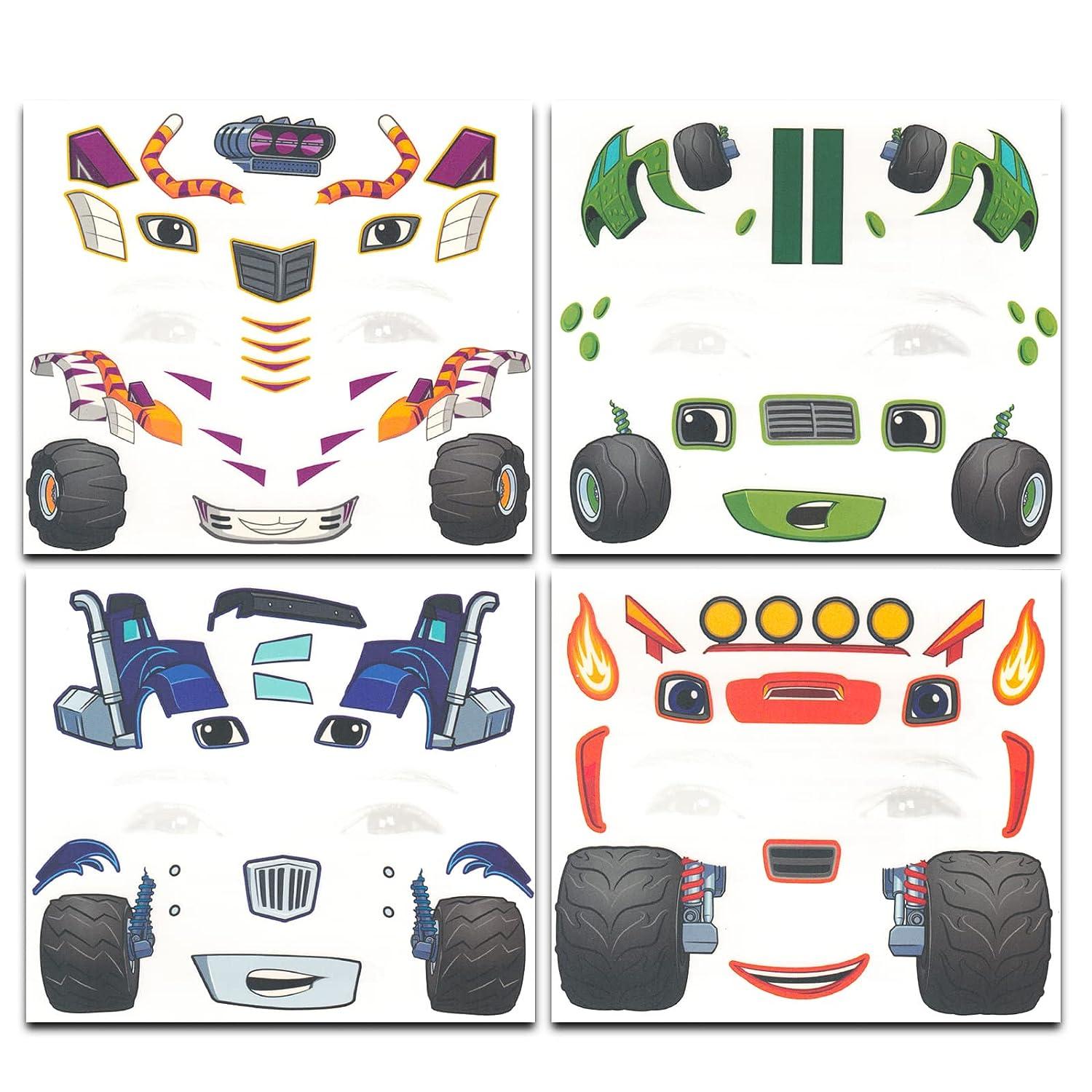 Blaze and the Monster Machines Temporary Tattoos & Stickers Party ...
