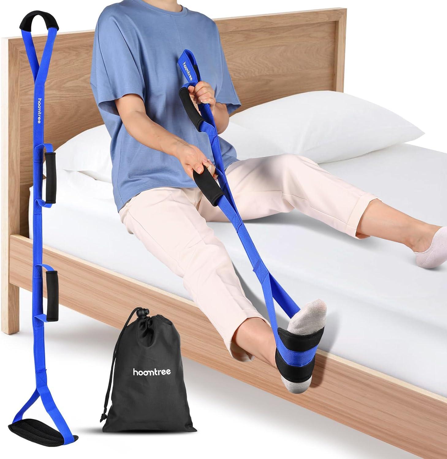 39 Inch Leg Lifter Strap with Padded Handgrips - Hip & Knee Replacement ...
