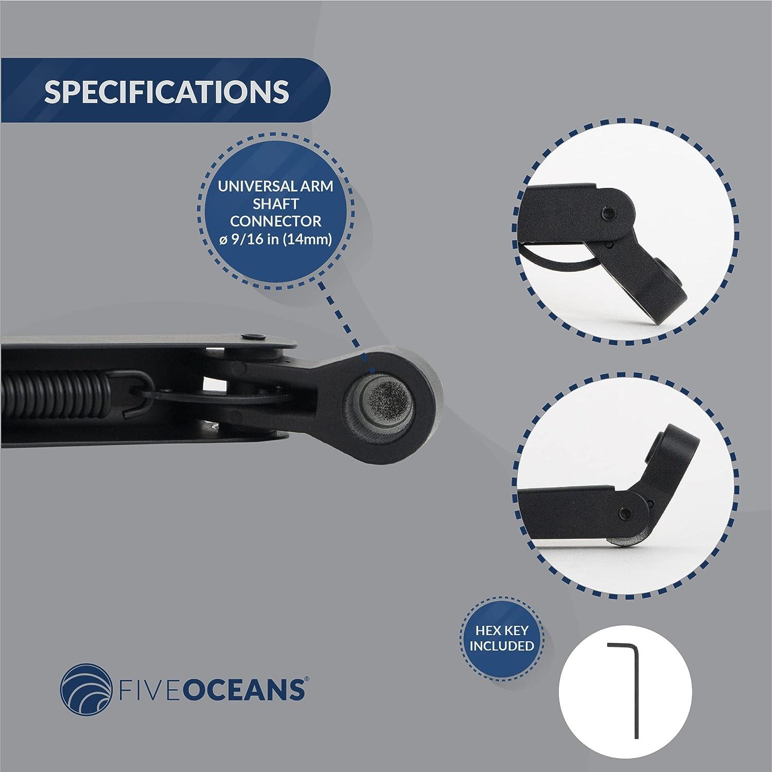 Five Oceans TMC Marine Heavy Duty Stainless Steel Pantographic Wiper ...