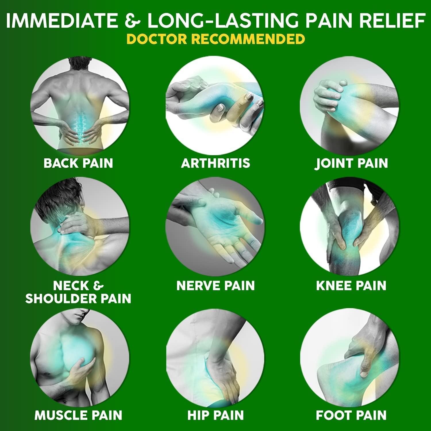 Ebanel Menthol Arnica Gel Pain Relief Cream with Hemp Oil | Anti ...