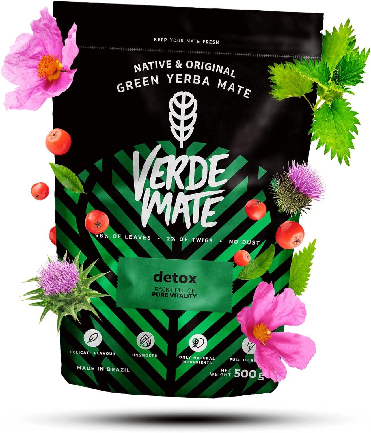 Verde Mate Detox Yerba Mate Tea Set | Natural Strong Energy Drink ...