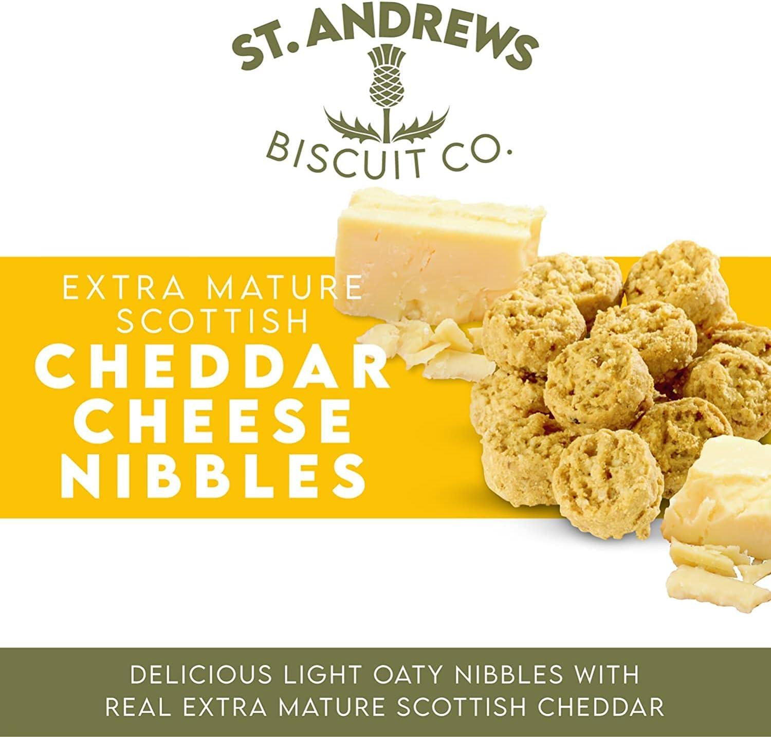 Scottish Cheddar Cheese Biscuits | 8 x 90g Boxes | Extra Mature Cheddar ...