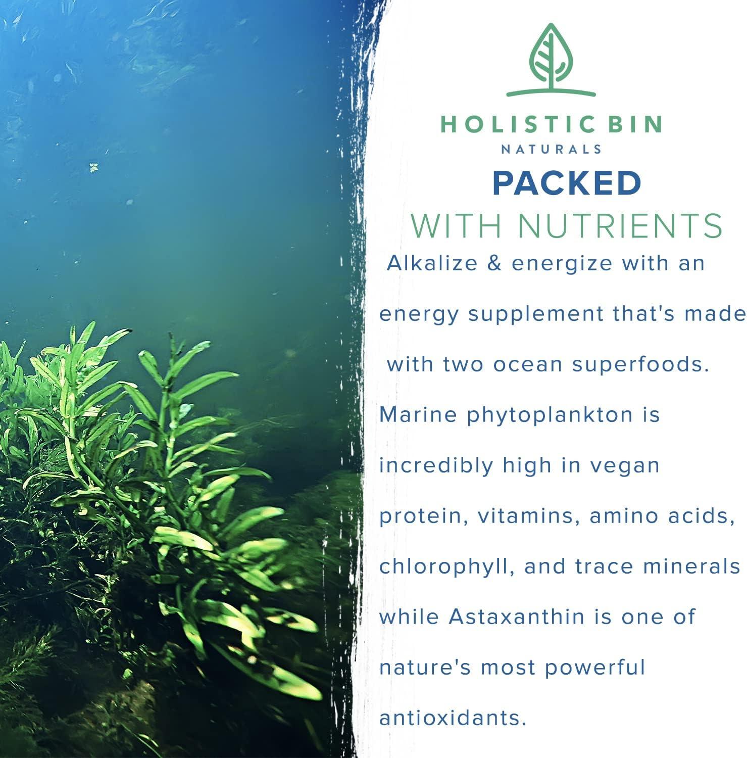 Alkaline Rock Stars Blue Green & Red Algae 500mg Supplement - Marine ...