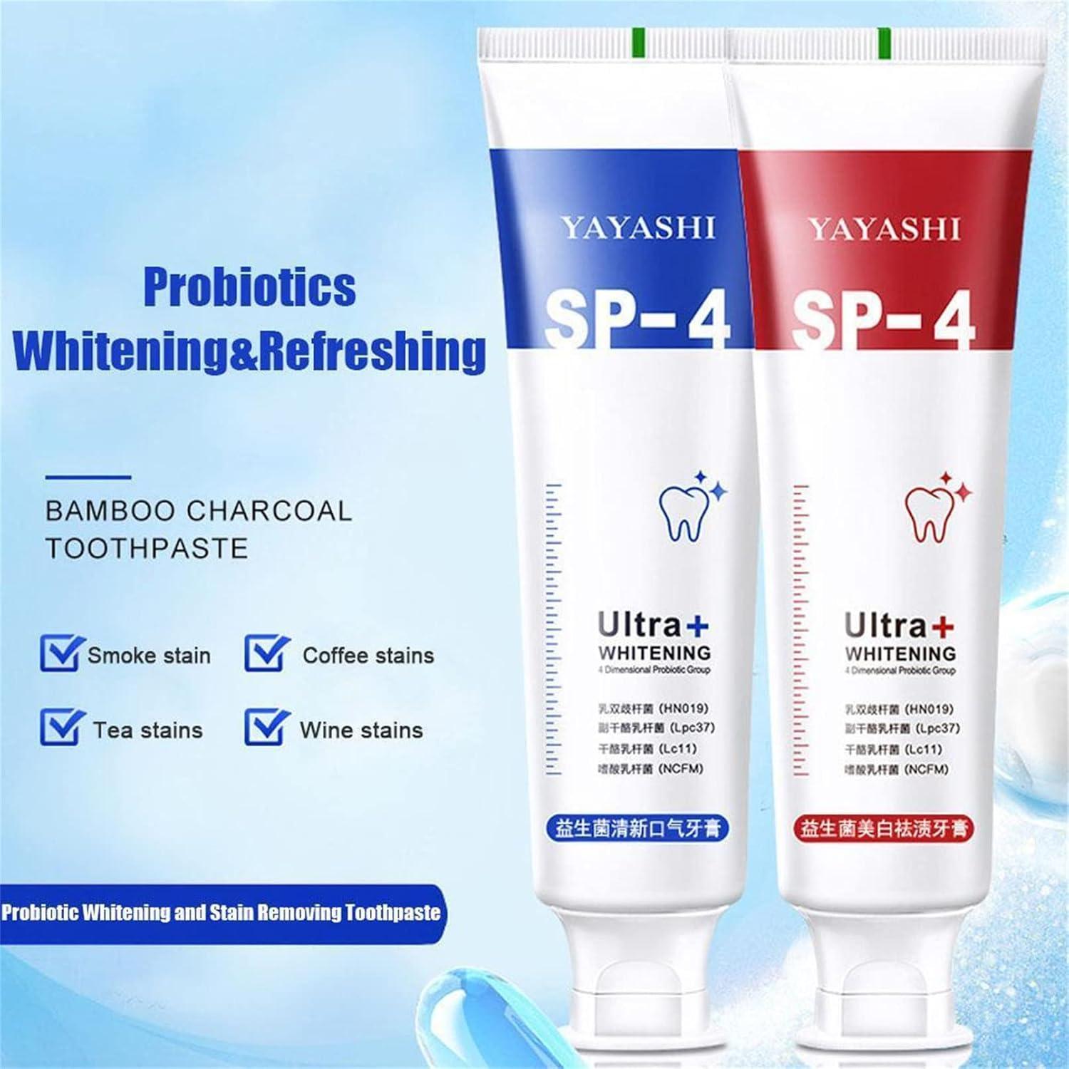 Yayashi SP-4 Toothpaste 2 Pack | Ultra Lightening & Stain-Removing ...