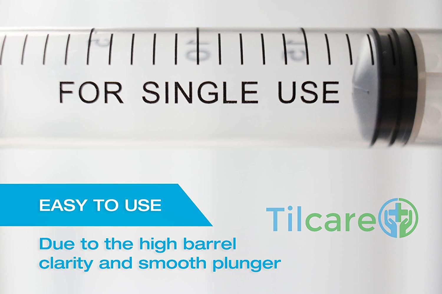 30ml Oral Dispenser Syringe with Cover 50 Pack by Tilcare - Luer Slip ...