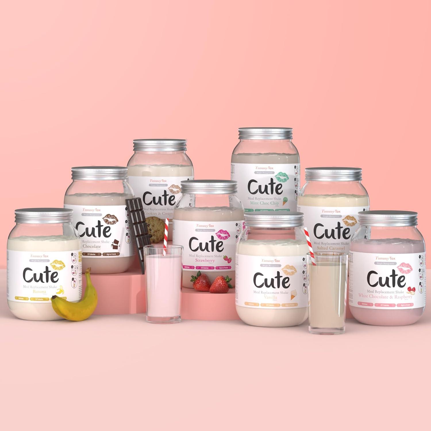 Cute Nutrition Vanilla Meal Replacement Shake - High Protein, Vitamins ...