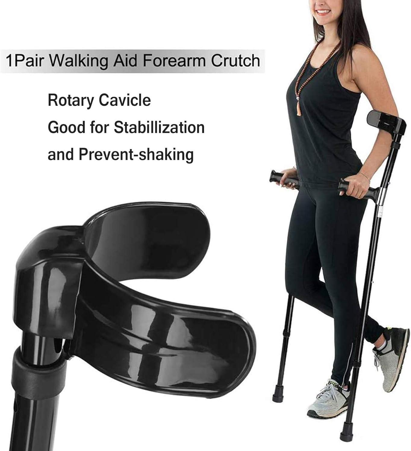 Arm Cuff Crutch Forearm Crutches Balancing Mobility Aid Height ...