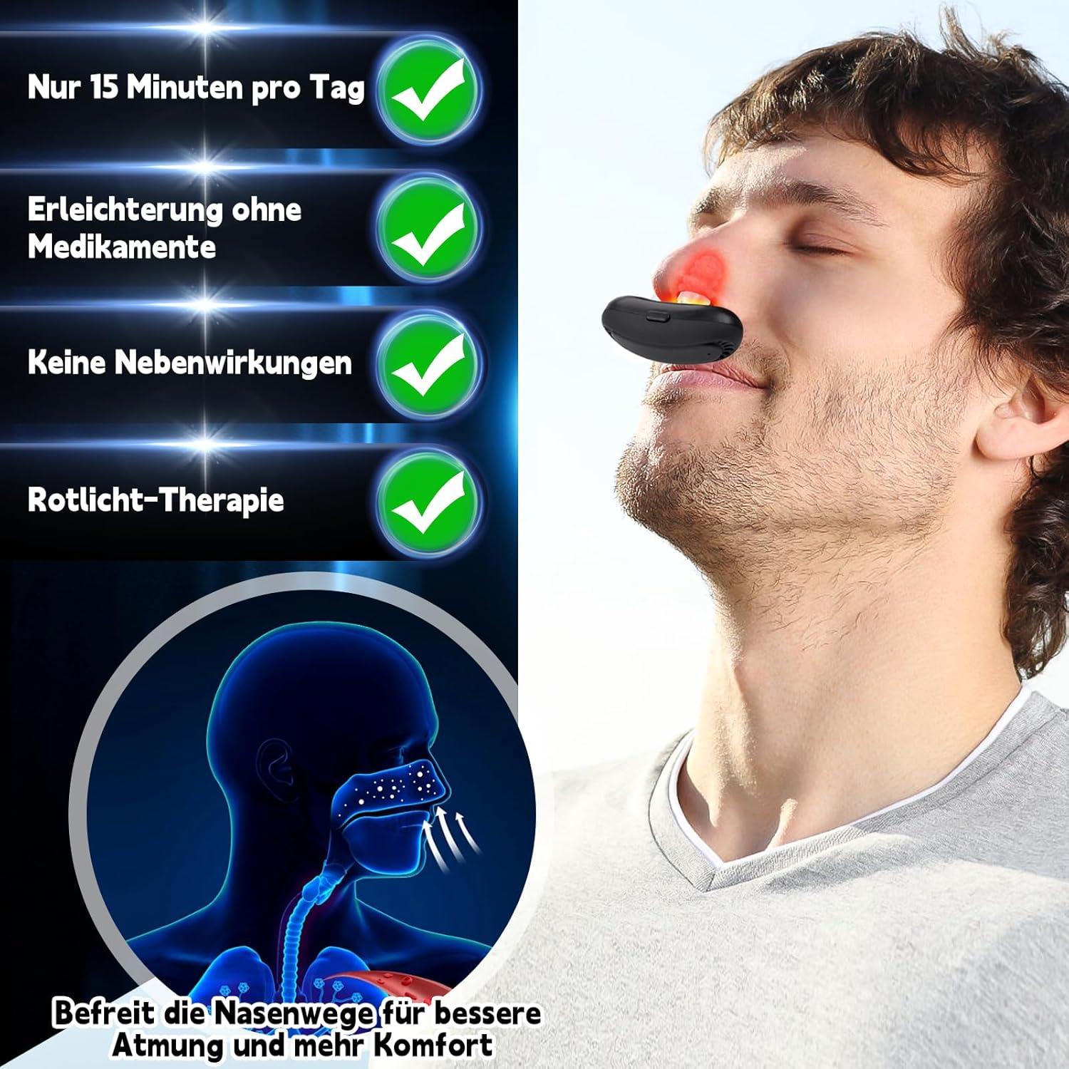 Respirelief Red Light Nasal Therapy Device | Physiotherapy Nose ...