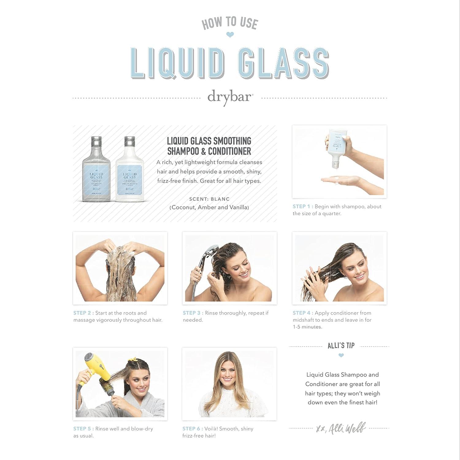 Drybar Liquid Glass Smoothing Shampoo Blanc Scent - 8.5 fl. oz ...