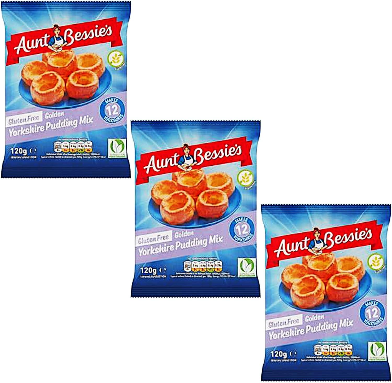 Homebake Gluten Free Yorkshire Pudding Mix Bundle - with 3 x Aunt ...