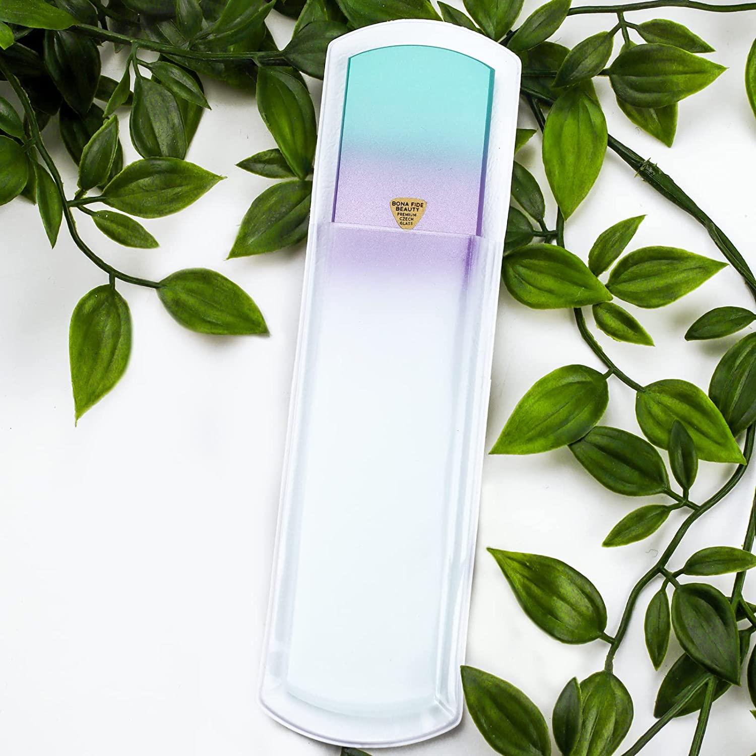 Bona Fide Beauty Glass Foot File & Scraper - Premium Czech Heel Rasp in ...