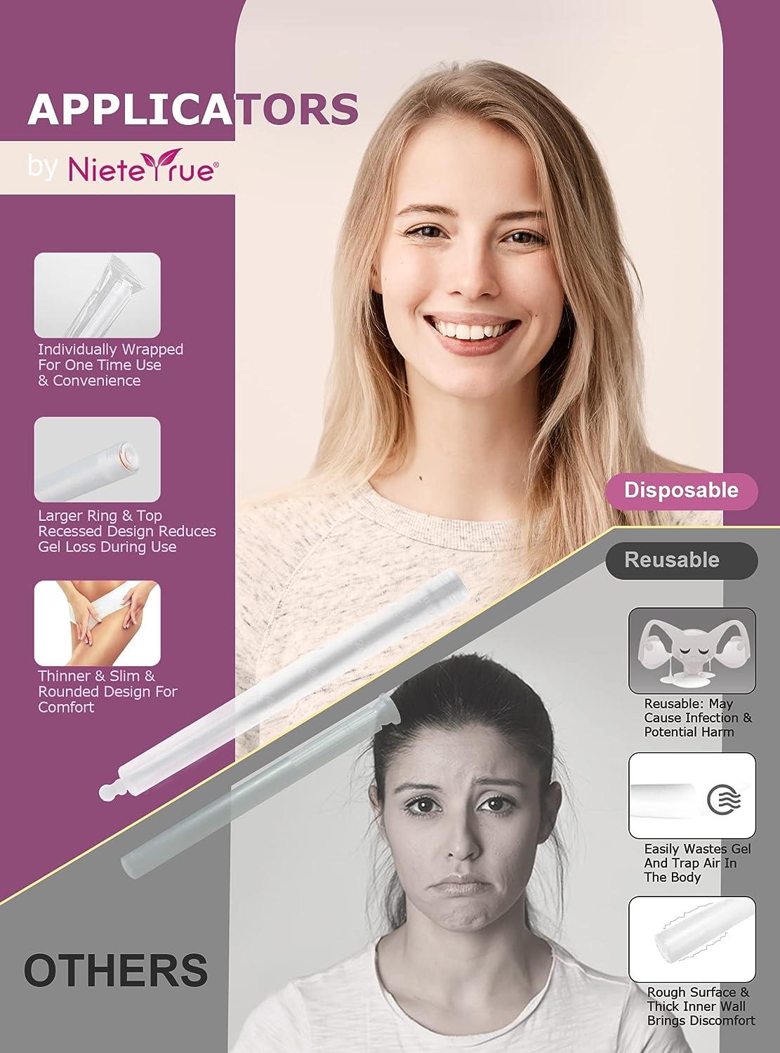 Nieteyrue Disposable Vaginal Cream Applicators - Comfort Tip, Dosage ...