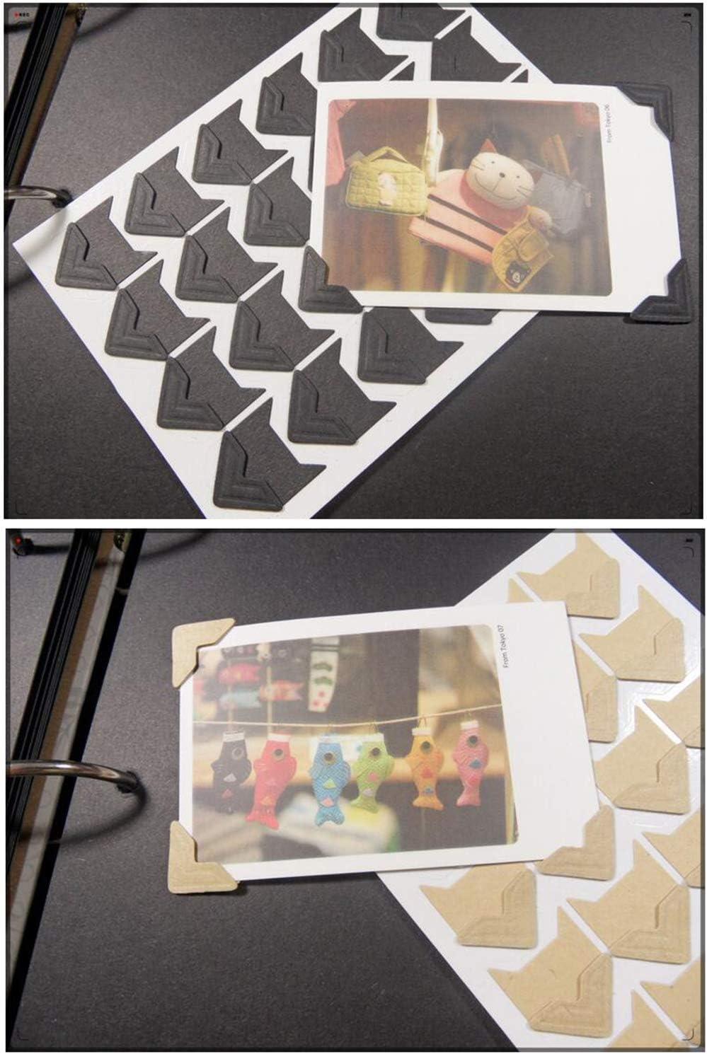 6Sheets(144PCS) Retro DIY Photo Album Accessories Peel-Off Paper Photo ...