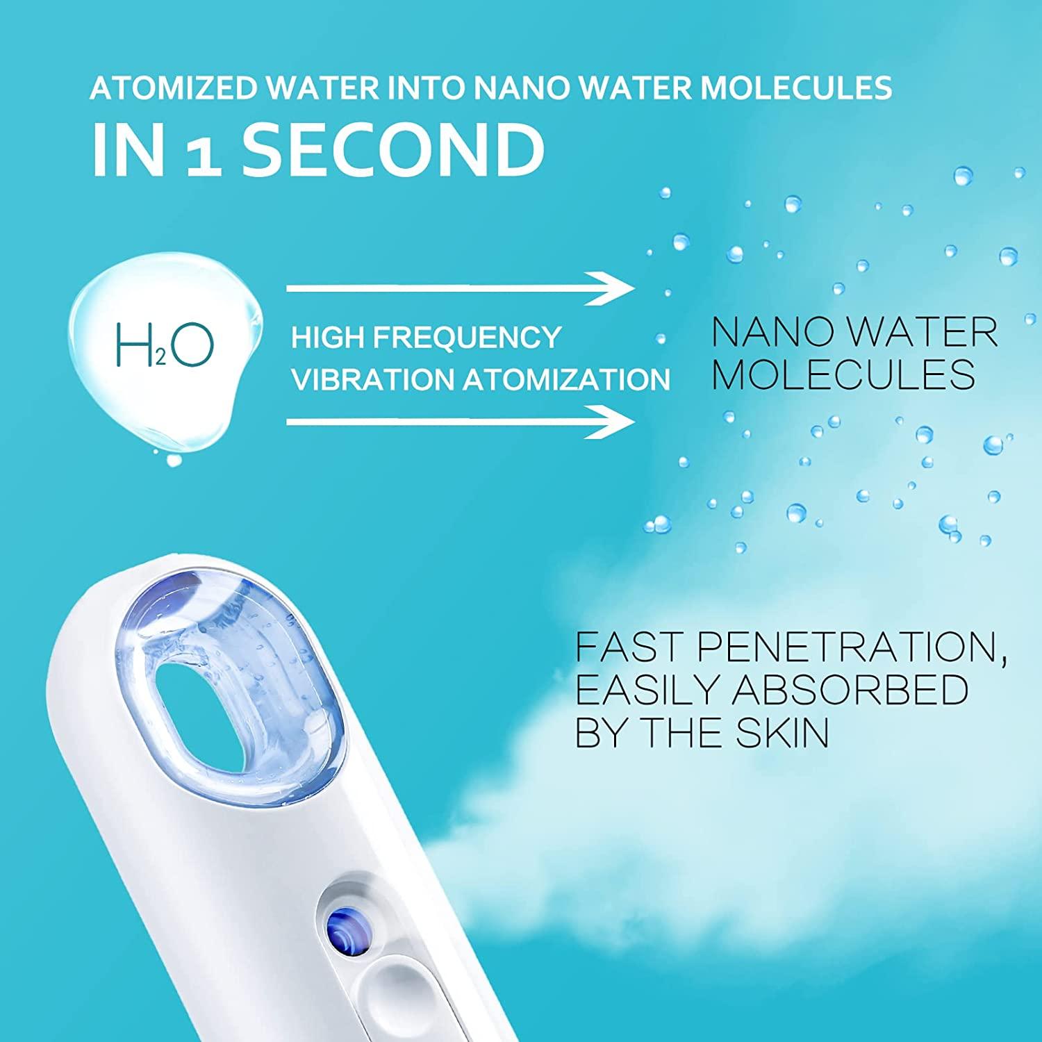 Nano Mister - Portable Facial Steamer & Hydrating Face Sprayer ...