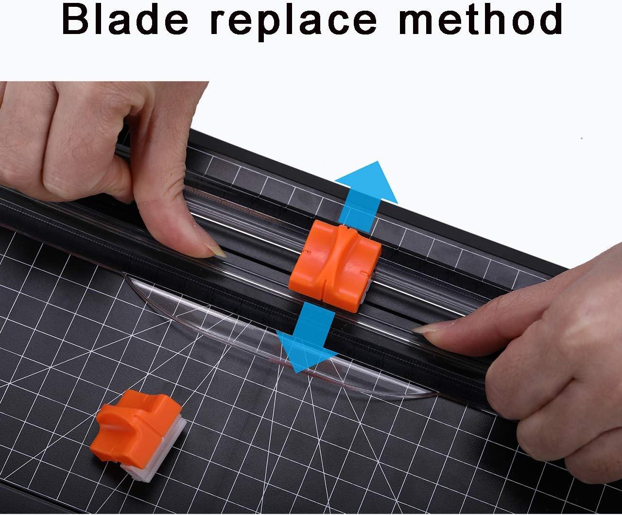 WORKLION Paper Trimmer Replacement Blades with Automatic Security ...