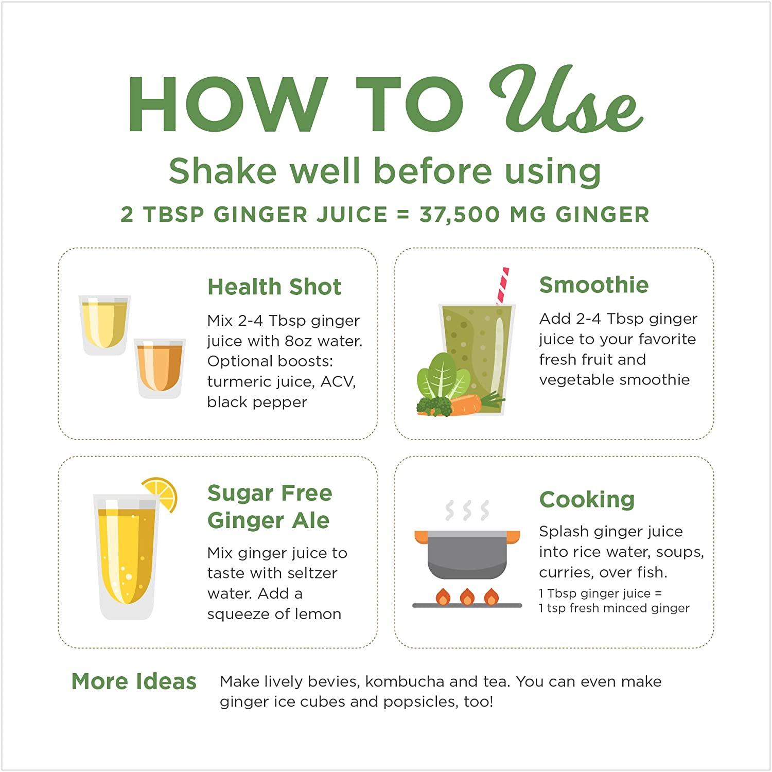 Organic Ginger Juice 32 Fl Oz - The Ginger People (Pack of 1) | Buy Now ...