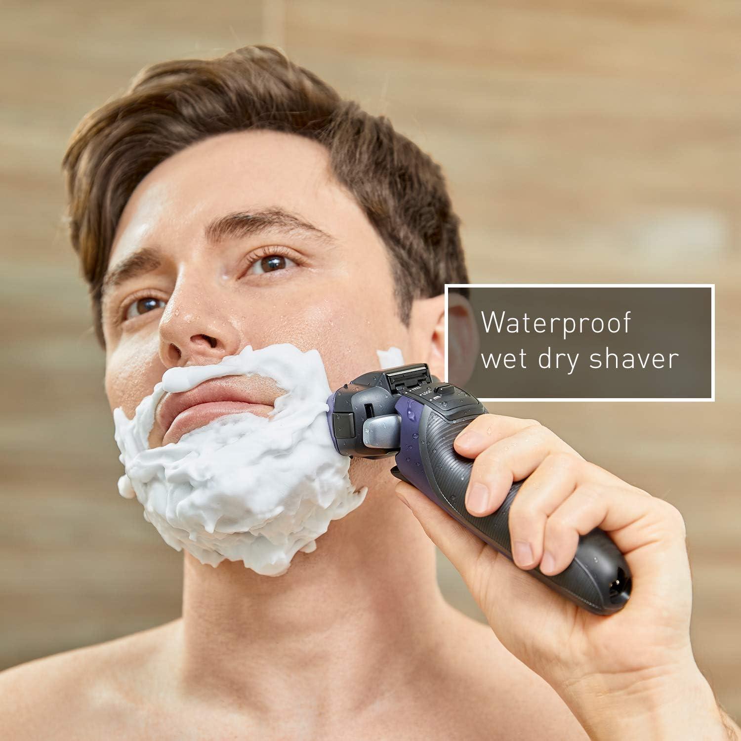 Panasonic ARC3 Electric Razor for Men - Wet Dry 3-Blade Shaver with Pop ...