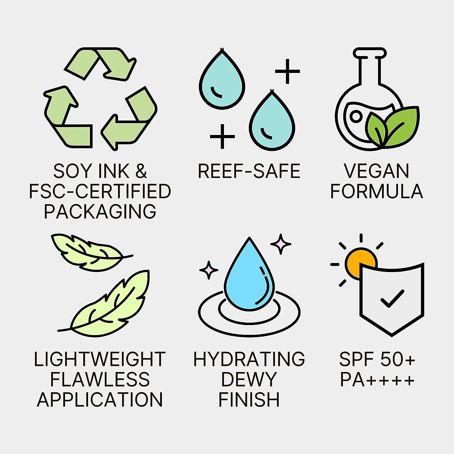 MAKEPREM UVA UVB Defense Me Sun Stick SPF 50+ PA++++ 0.63 Fl Oz - Reef ...