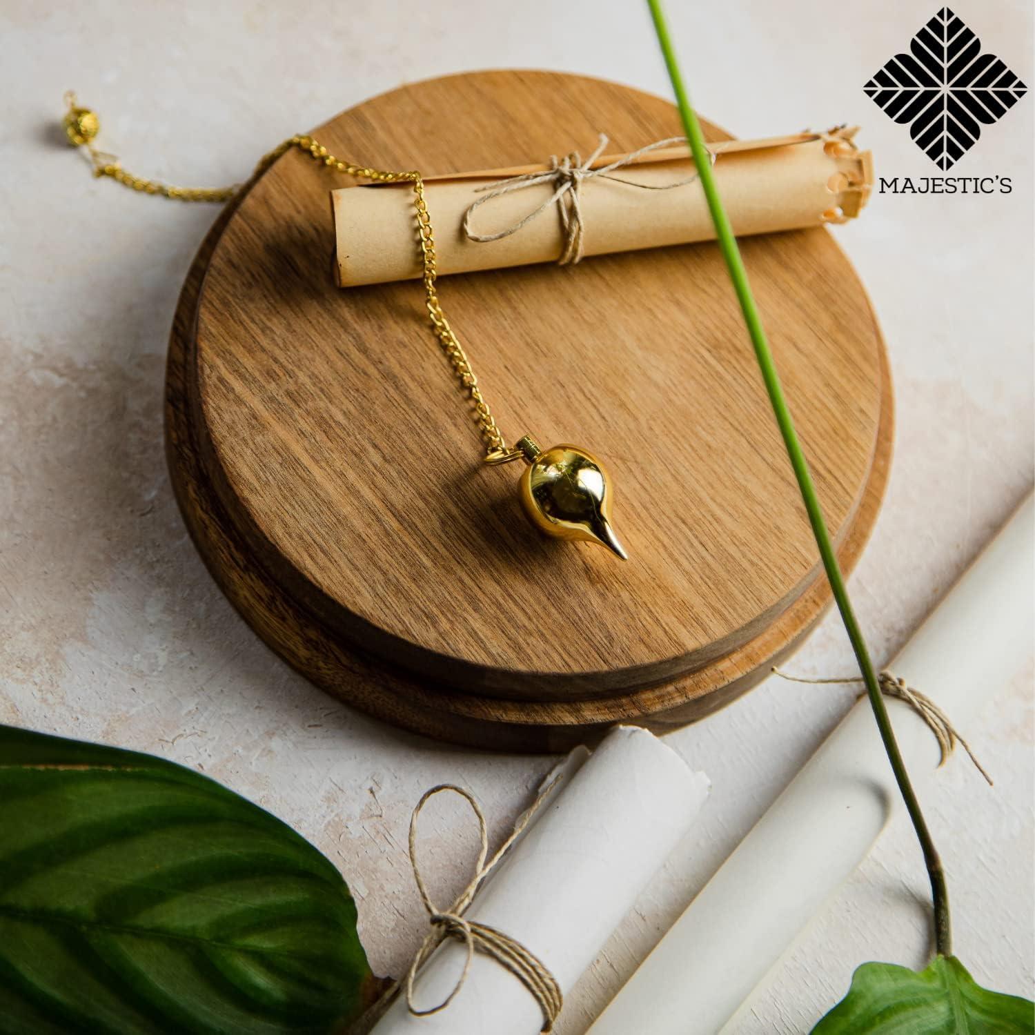 Buy Radiesthesia Pendulum Water Drop | Gold Oracle/Esoteric Pendulum ...