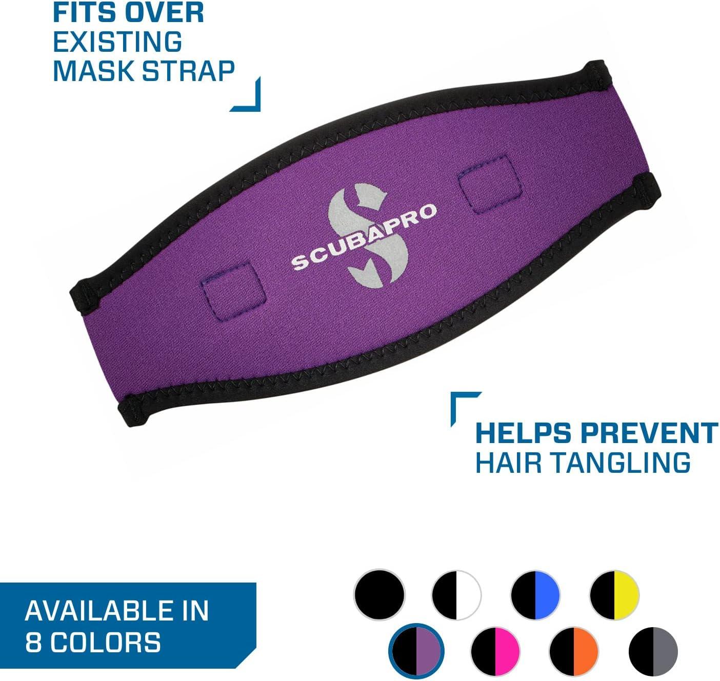 Scubapro Neoprene Mask Strap - Purple | Dive in Style with Comfort ...