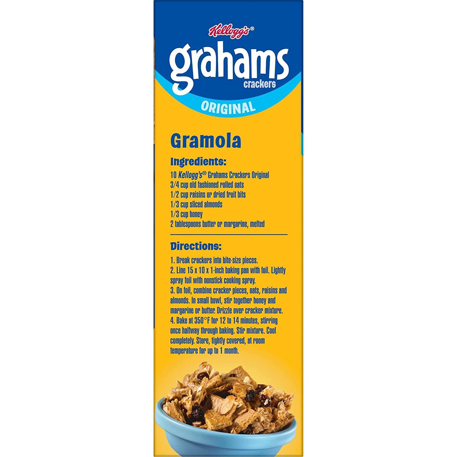Kellogg's Grahams Crackers 15oz Box - Original Easy Snacks | Buy Now ...