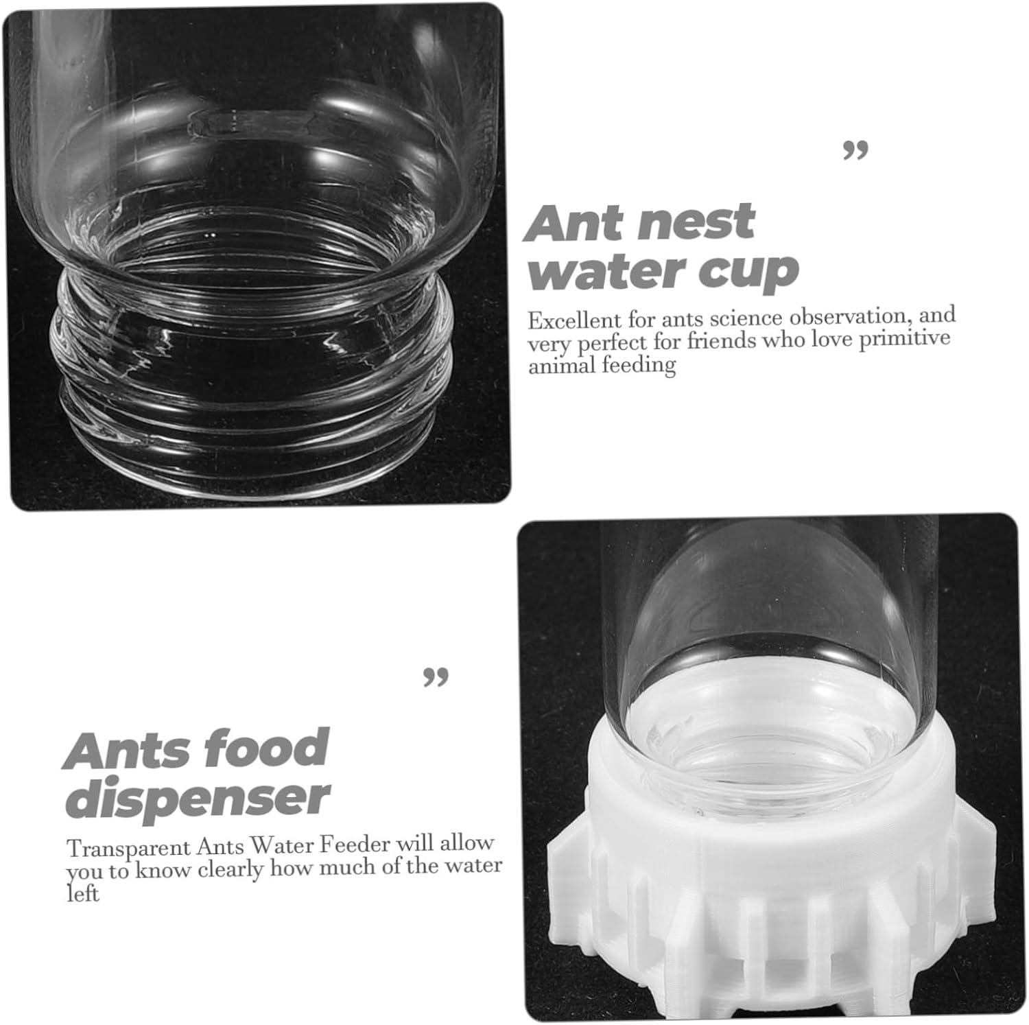 Minkissy Pet Water Feeder - Automatic Mini Ant Water Dispenser & Food ...