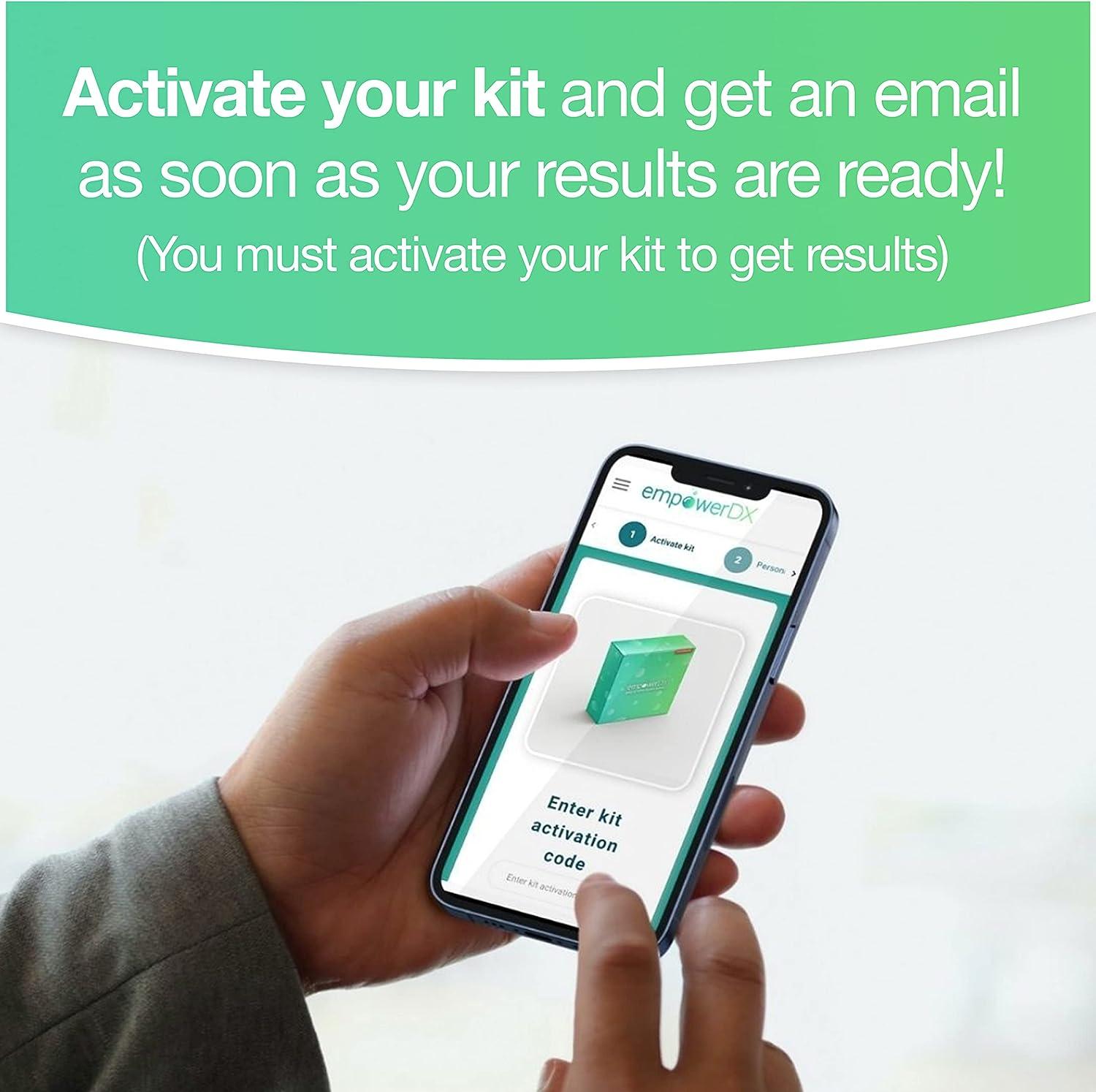 empowerDX at Home MTHFR Gene Test for Mental Health, Fertility, Anxiety ...