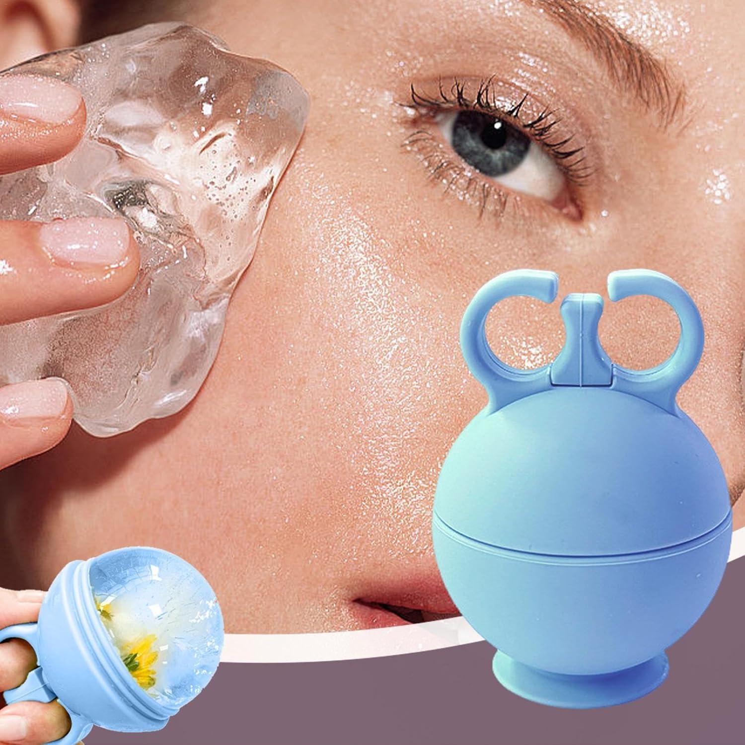 Buy Facial Ice Shape - Reusable Silicone Ice Molds for Face | Cold ...
