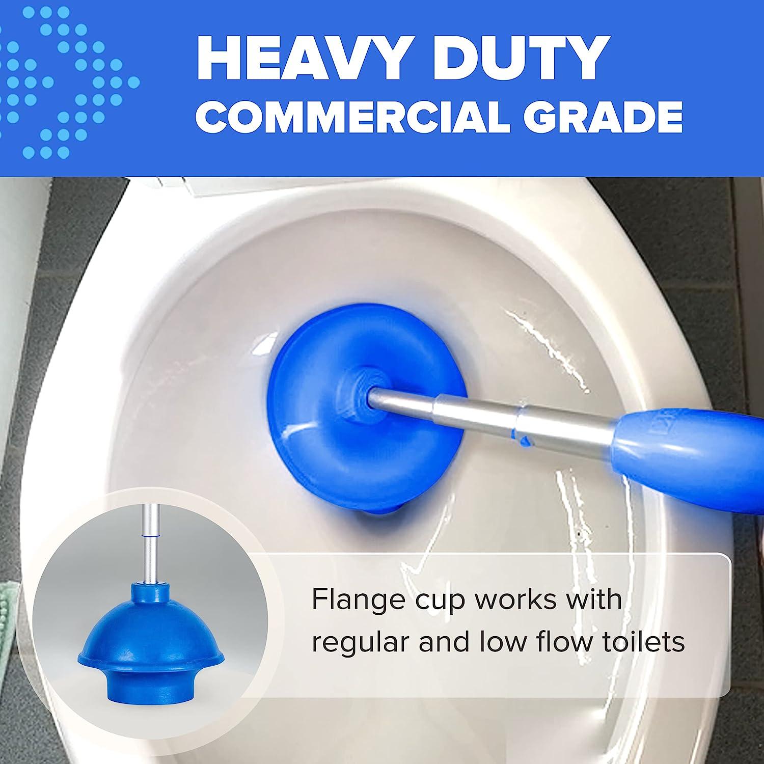 Wonder Plunger - Drip-Free Collapsible Toilet Plunger with Holder in ...