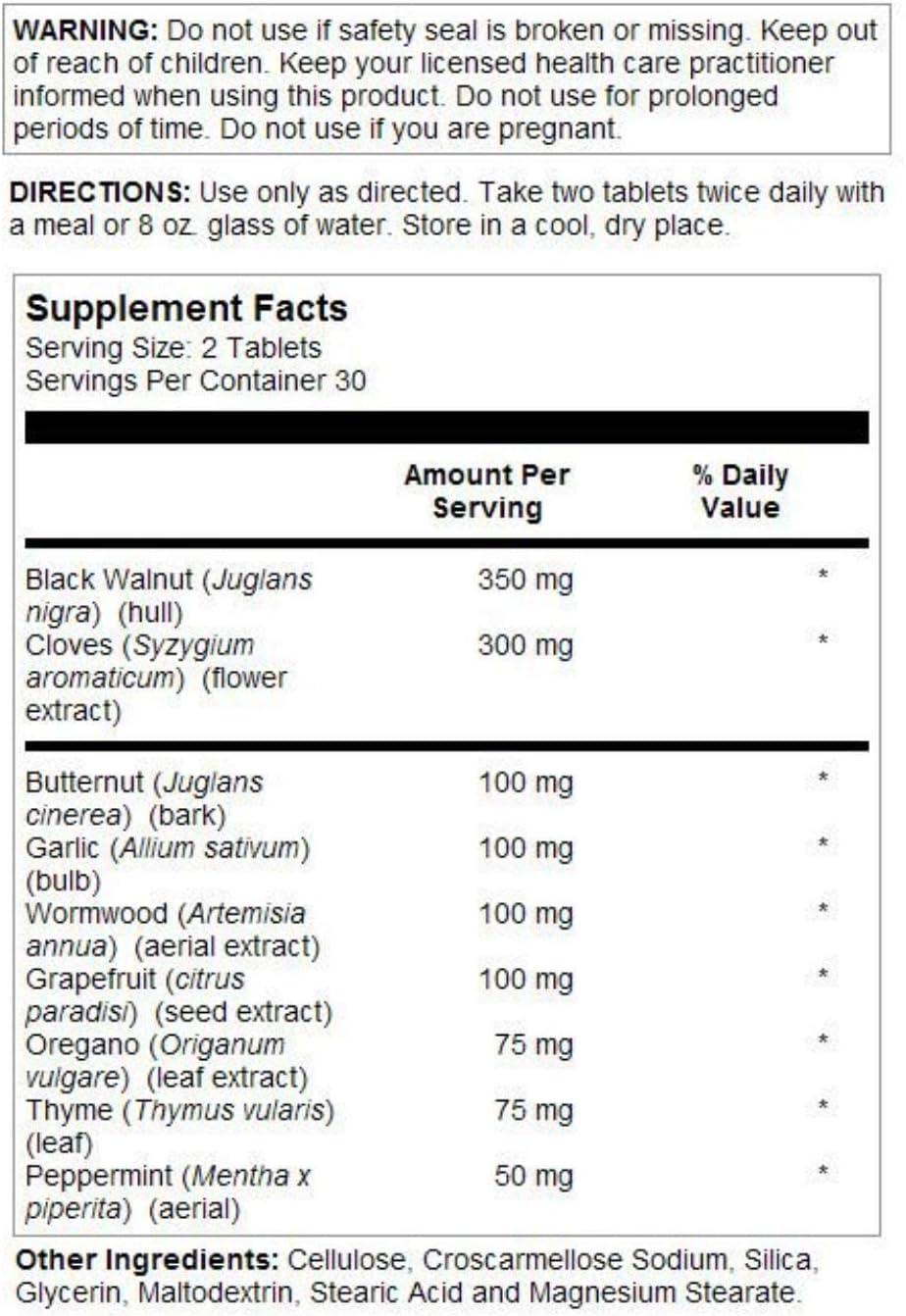 Natural Balance Parazide Clenz 60ct - Natural Parasite Cleanse ...