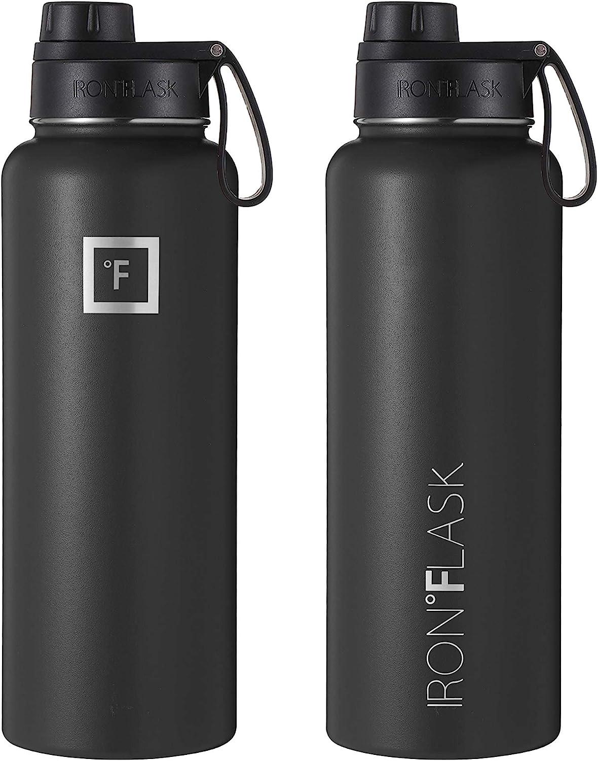 IRON FLASK 40oz Sports Water Bottle - Vacuum Insulated Stainless Steel ...
