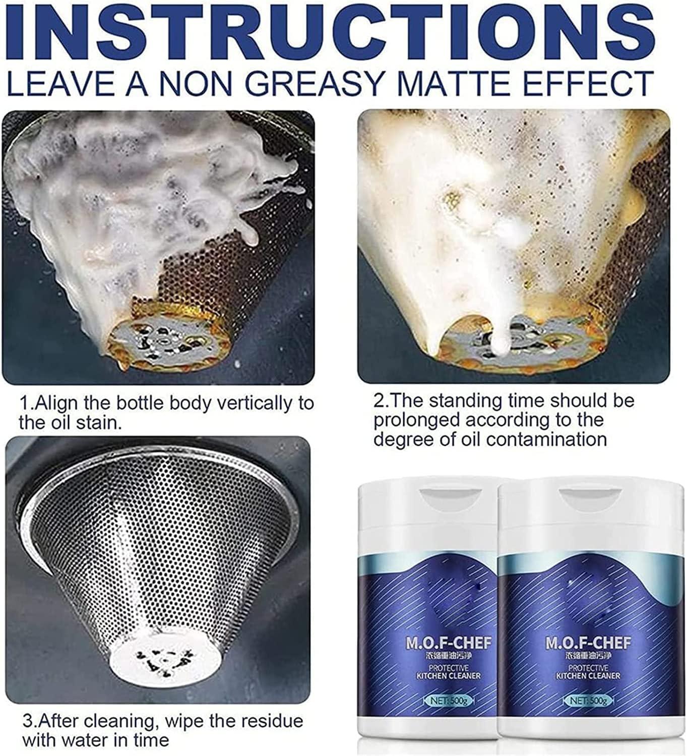 Mof Chef Cleaner Powder Heavy Duty Degreaser Cleaner Easy Off Heavy ...