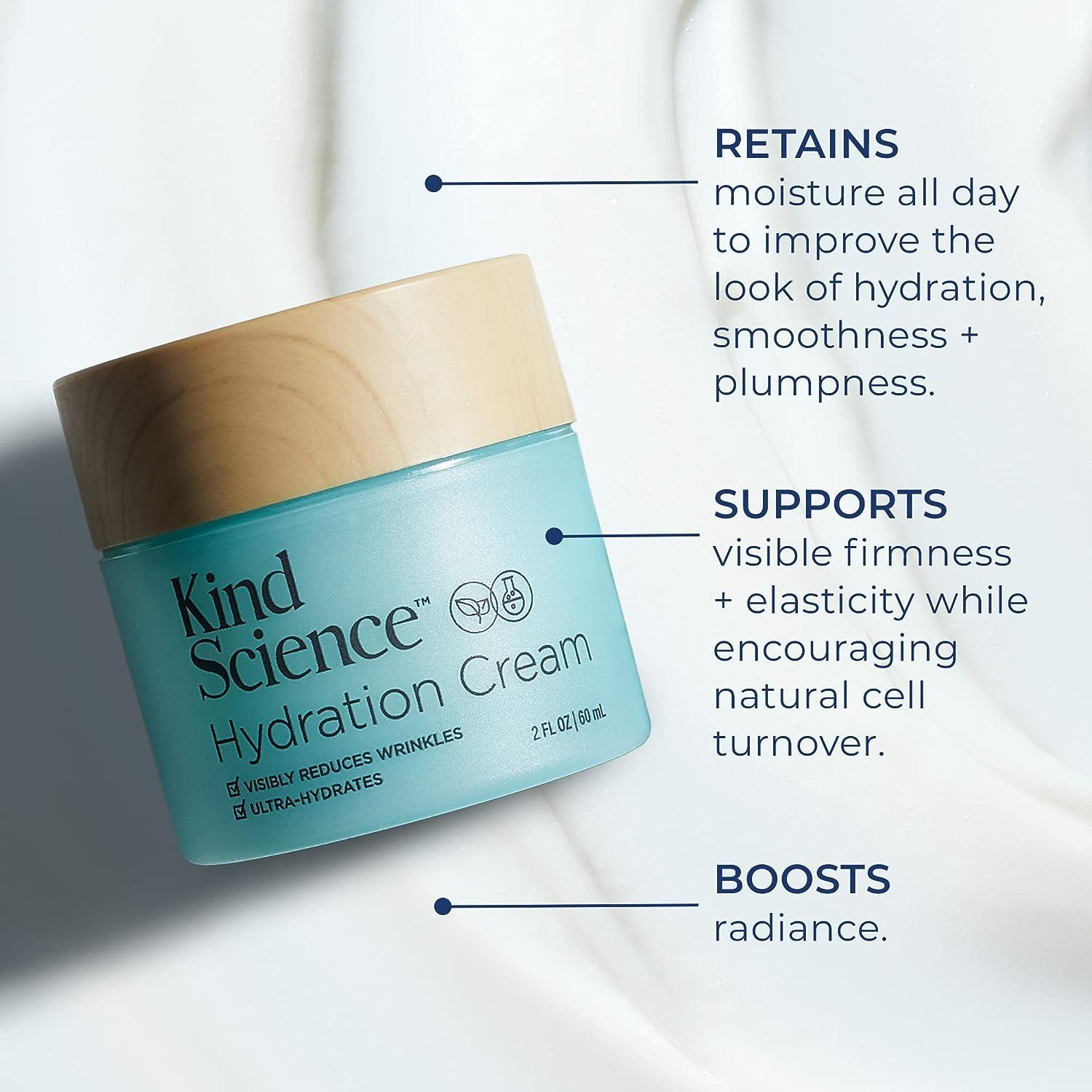 Kind Science Hydration Cream - Ultra Hydrating & Anti-Aging Formula - 2 ...