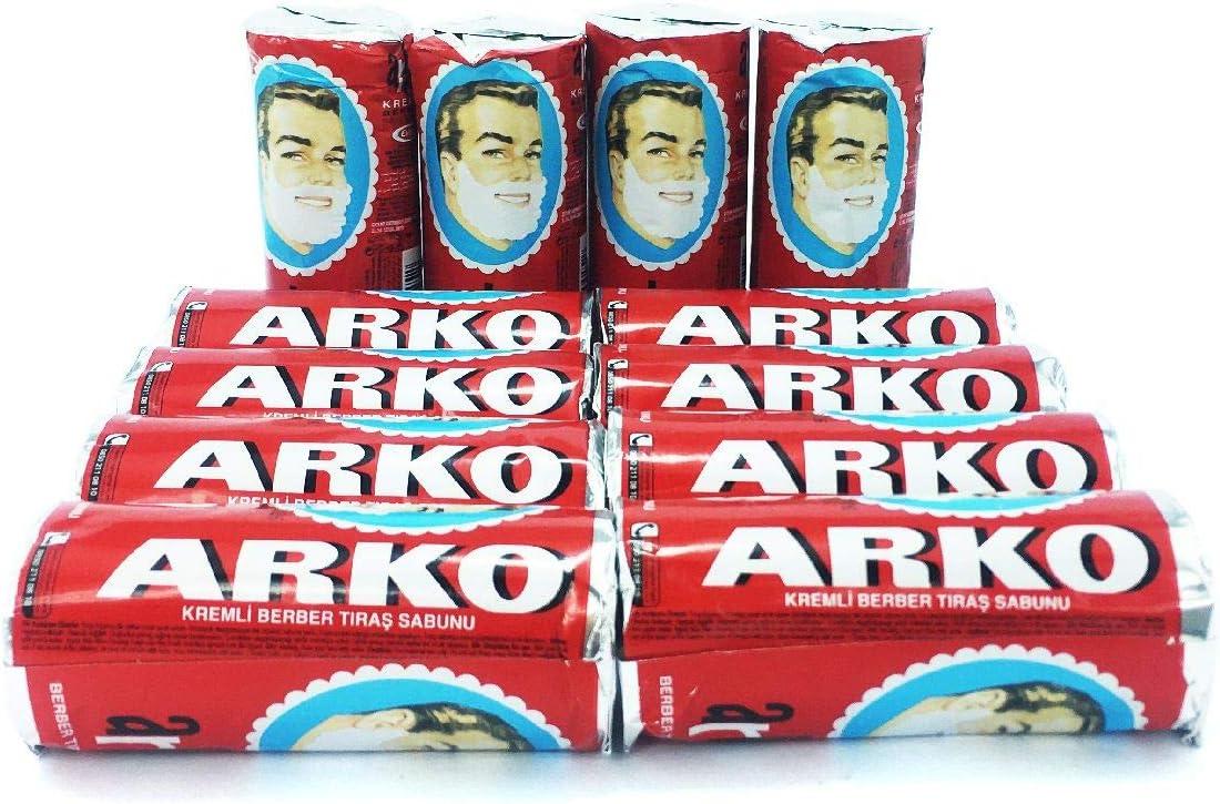 Arko EVYAP Shaving Cream Soap 900g - Pack of 12 | Long-lasting Lather ...