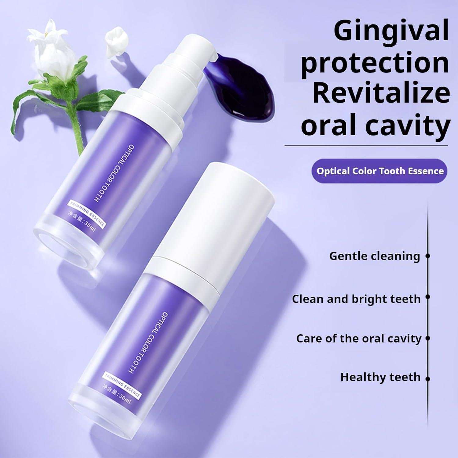 Whitening Toothpaste for Teeth Lightening - Purple Dye Formula for ...