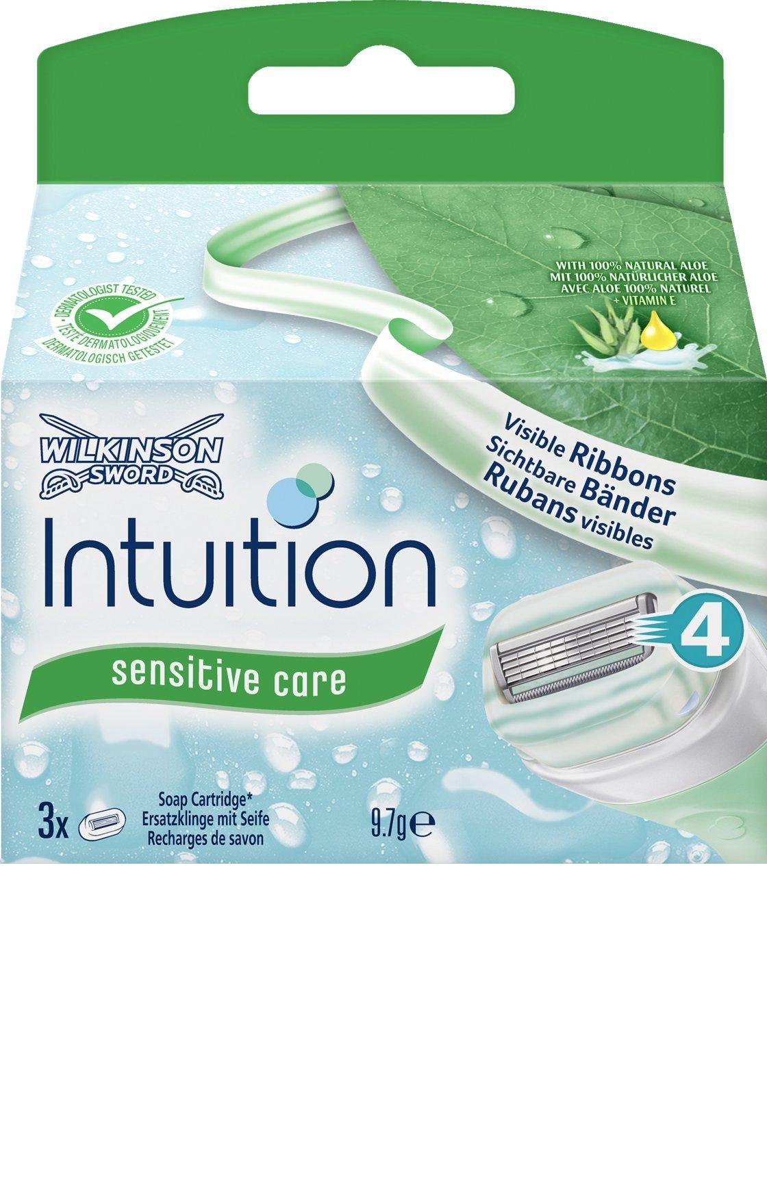 Wilkinson Sword Intuition Sensitive Razor Blades - 3 Refills for Smooth ...
