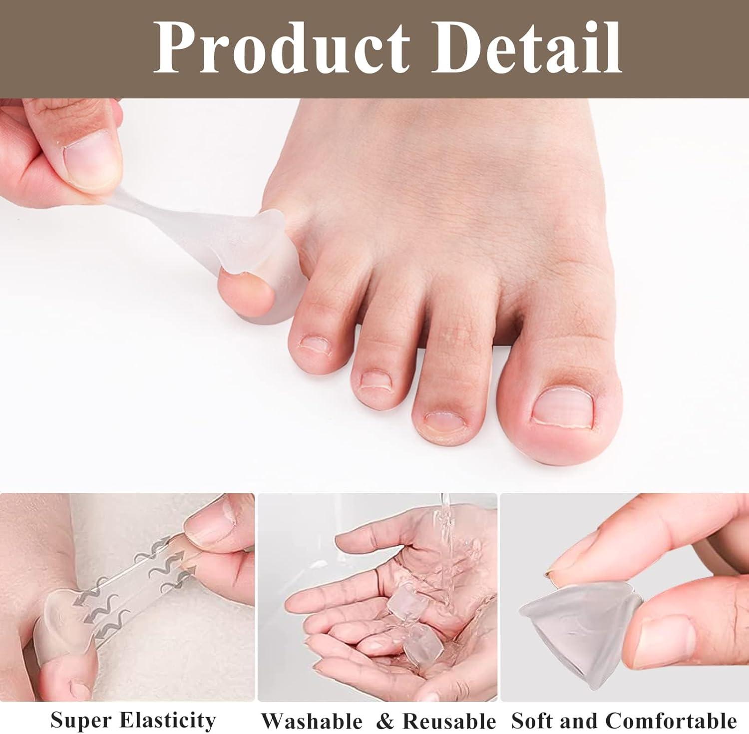 Kaiaiwluo 12 PCS Pinky Toe Separator | Hallux Small Toe Spreader for ...