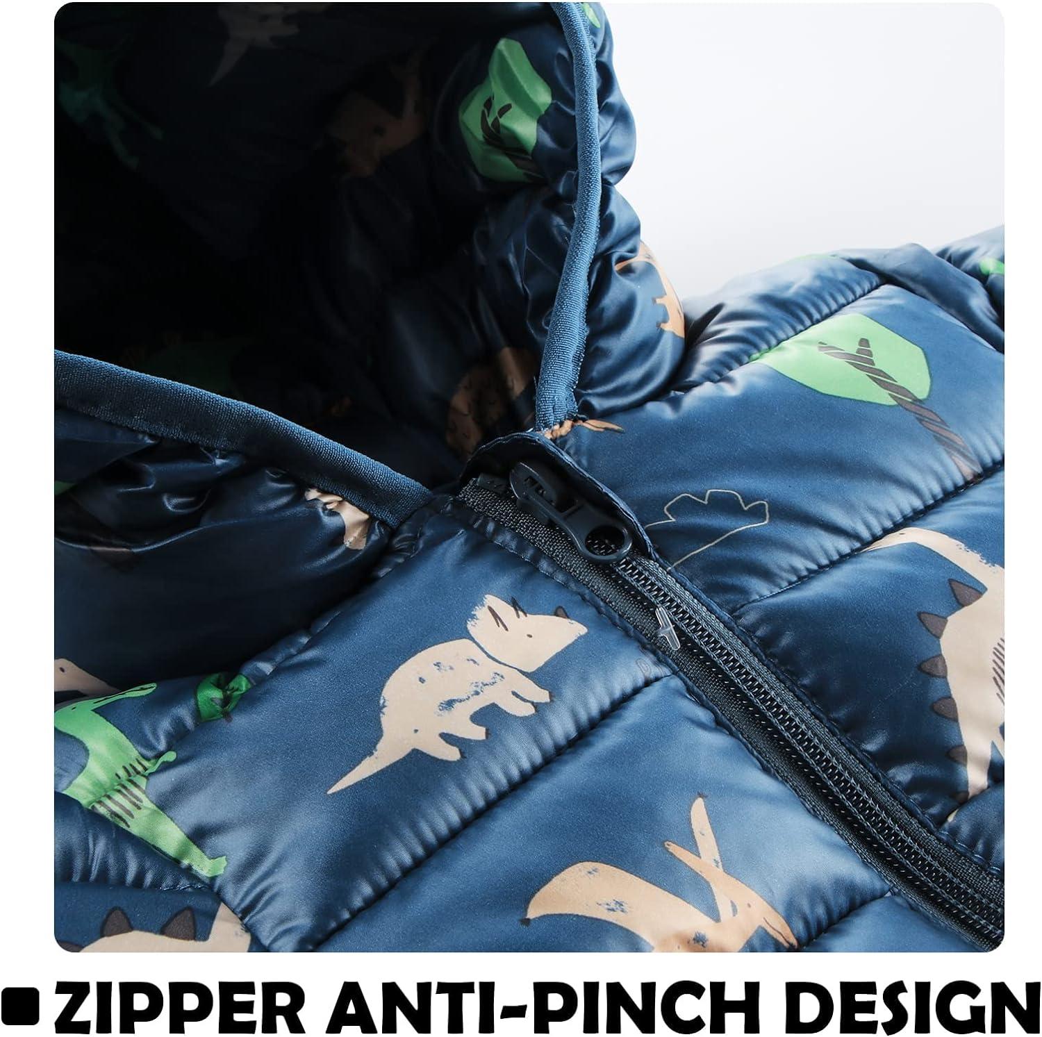 Baby Puffer Jacket Toddler Winter Coat | Hooded Outerwear for Boys and Girls | Lightweight and ...