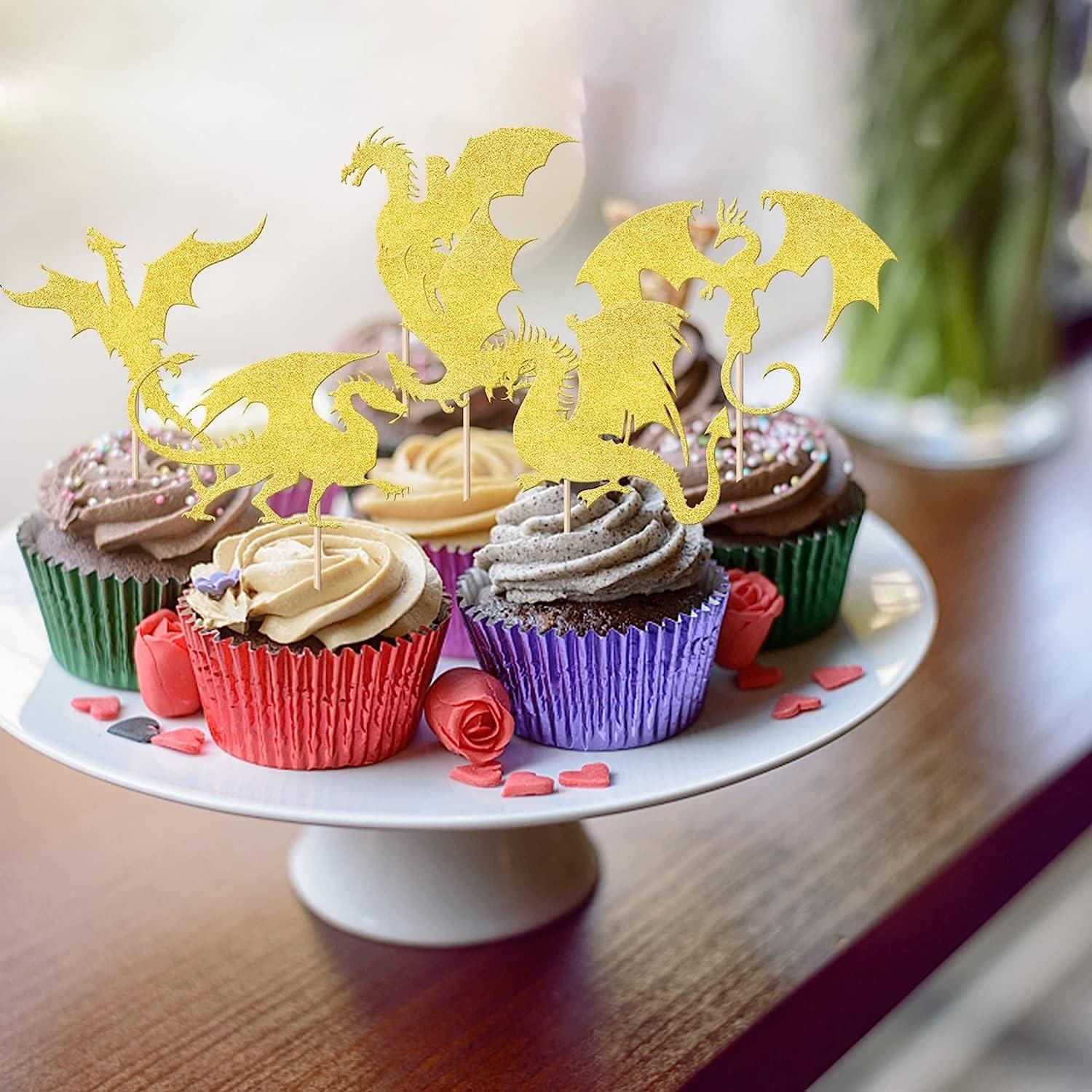 24-Piece Kite Tortendeco Glitter Fantasy Cake Topper Set | Flying Kite ...